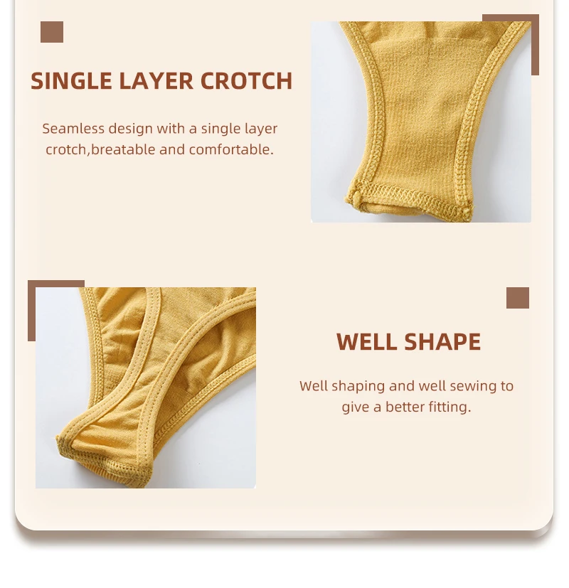 Women Panties Sexy Thong Low Rise Seamless One Piece Fitness Underwear Stretchy Female Lingerie
