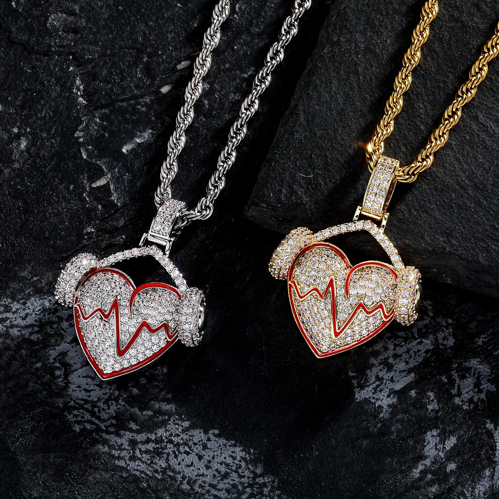 14K Gold Plated Monster Pendant - Bling for Men & Women