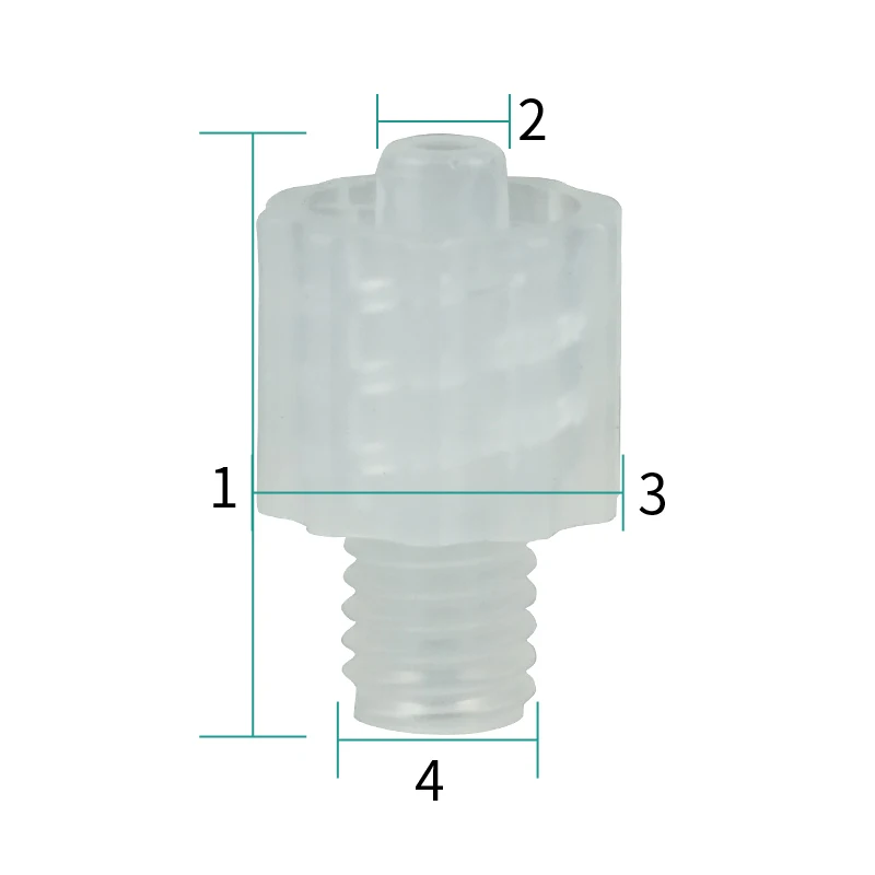 Male Thread Adapter Connect Dispensing Needle - UV Protection