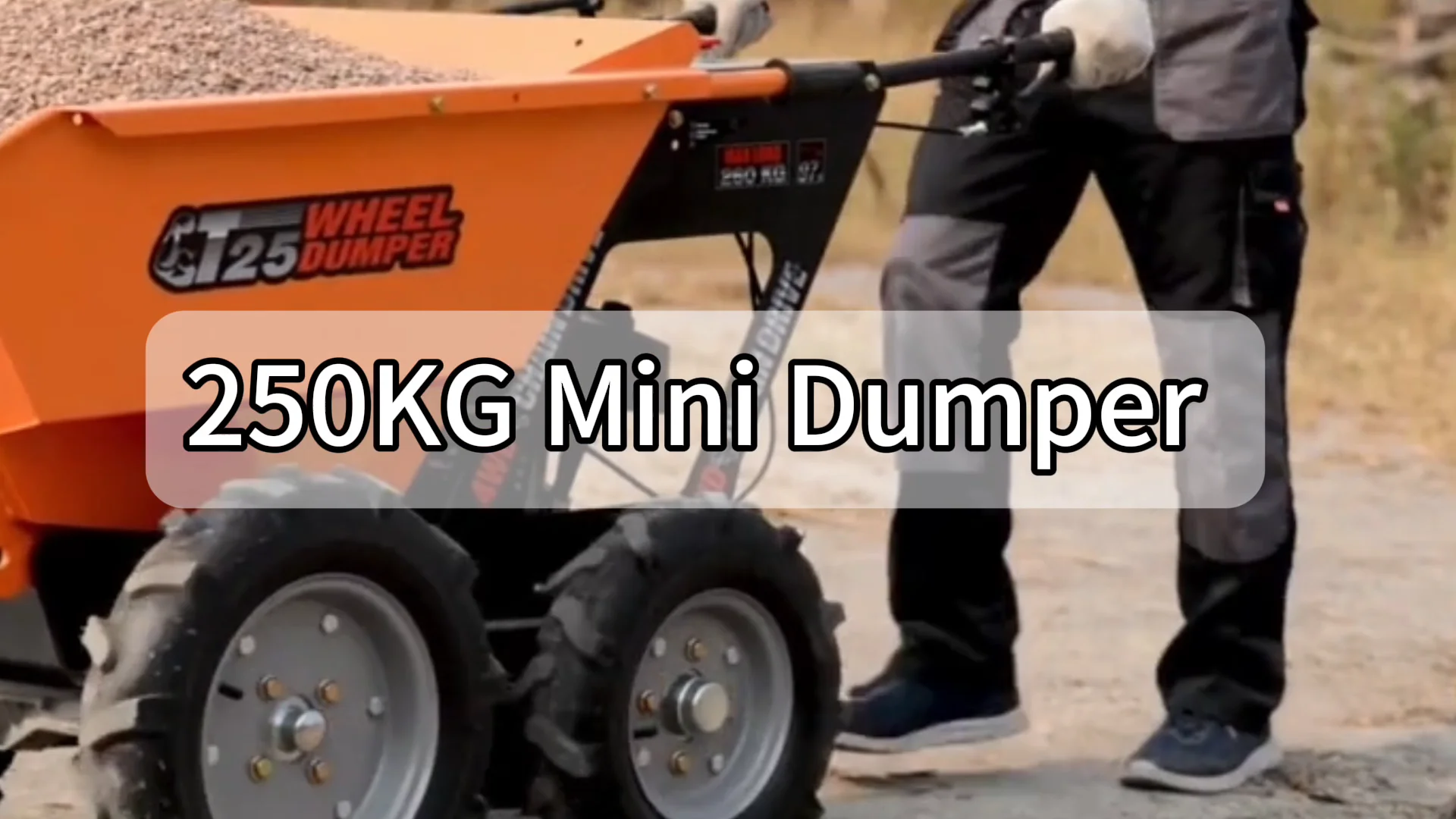 5.5hp Ducar/b&s/kohler/honda Gas Engine 4x4 Wheelbarrow With Engine ...