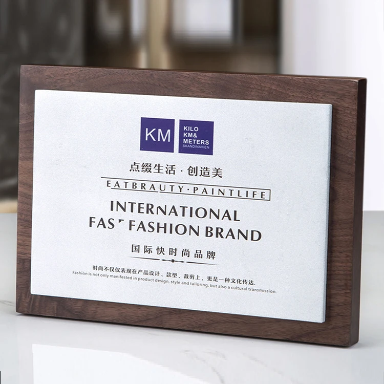 Customized Aluminum Plate Certificate Plaque Medal Award Blank Solid ...