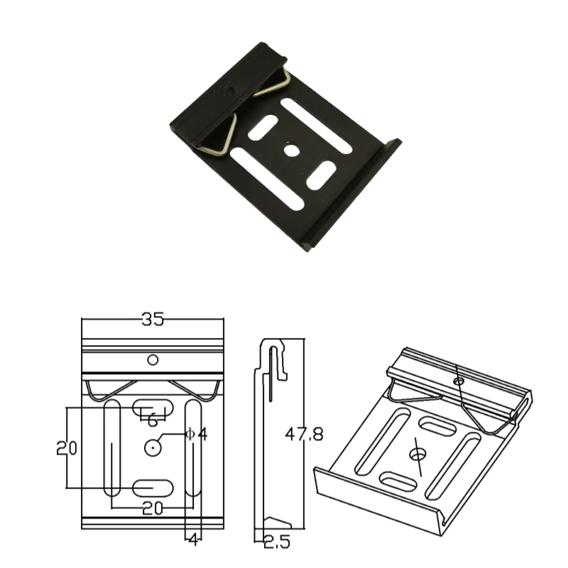 Din Rail Mounting Brackets Din Rail Mounting Clip Din Rail Clip Snap ...