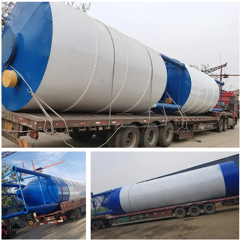 Silos For Cement 20 Ton- 200 Ton 300 Ton Cement Silo Customized Cement ...