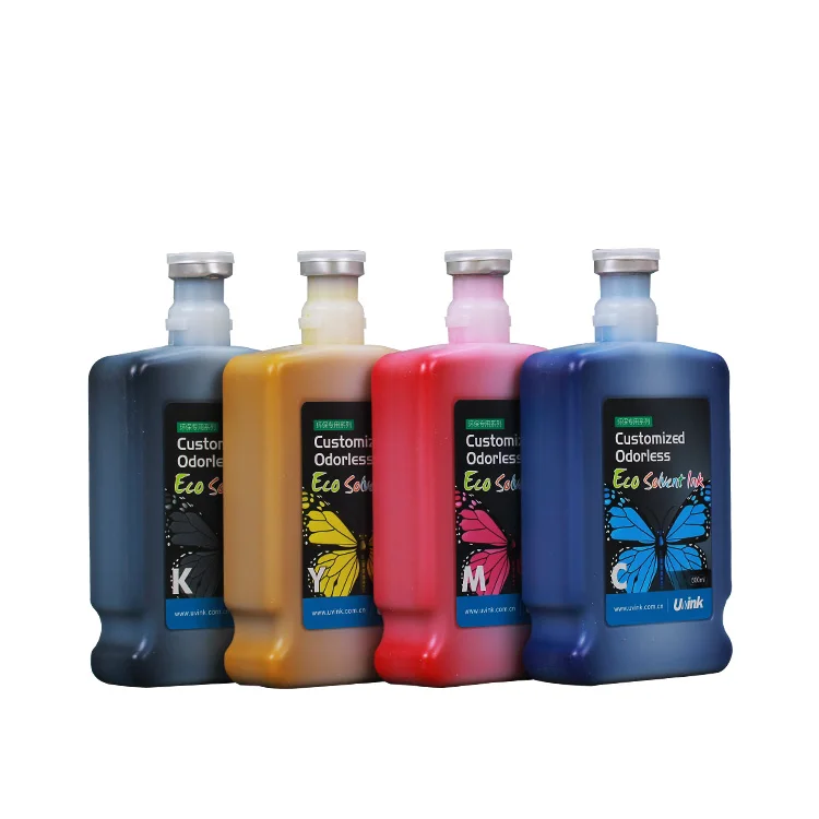 6 Colour Eco Solvent Ink 1000ml 6 Colors Eco Solvent Ink For Dx5 Dx4 ...