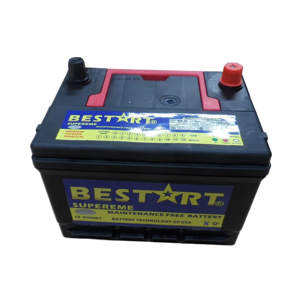 Bci Standard 50ah 12v Dry Cell Car Battery 500cca 58500-mf - Buy Rocket ...