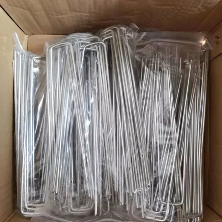 150 Mm U Shaped Galvanized Garden Pegs Fence Pin Nails Galvanized Sod ...