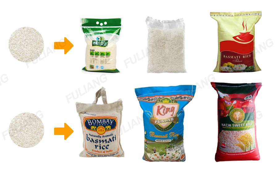5kg 10kg 15kg 20kg 25kg Automatic Bagger Pellet Granule Packing Rice ...