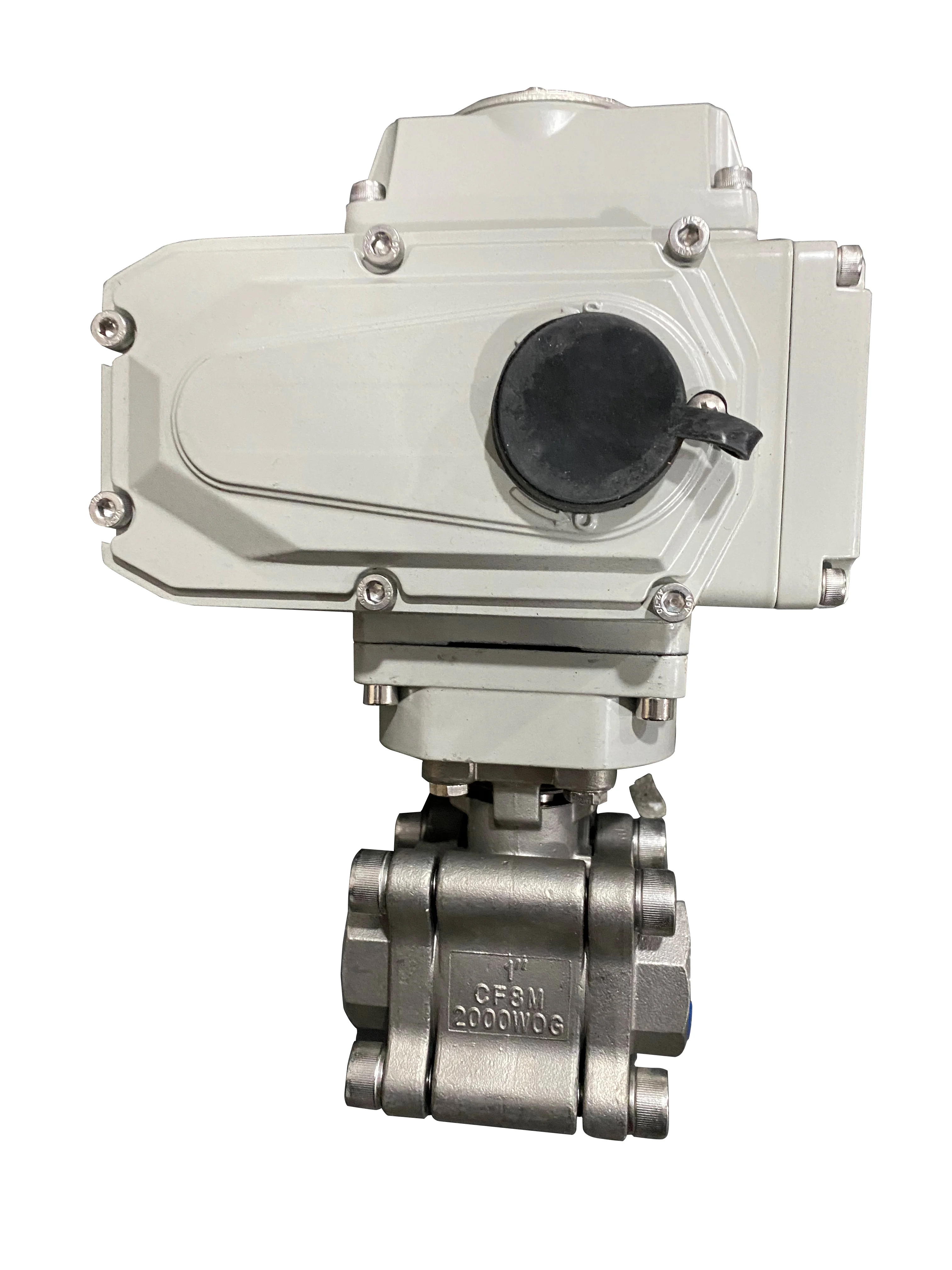 Stainless Steel 2 Piece Ball Valve 2 Way On Off Electric Motorized ...