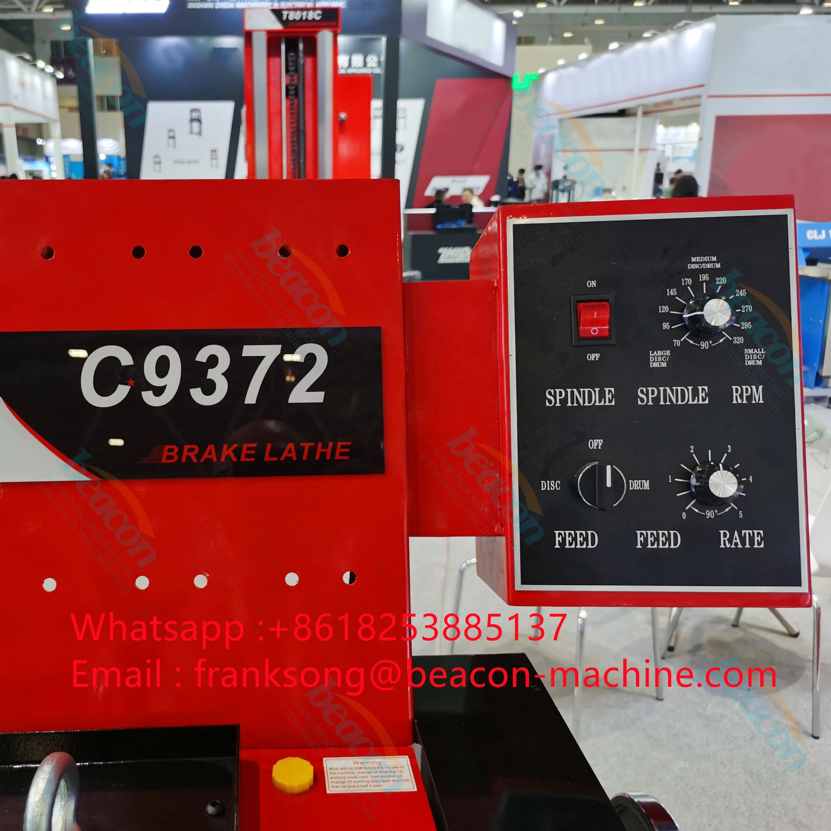 Auto Car Brake Drum Disc Lathe Cutting Machine For Car And Truck Repair ...