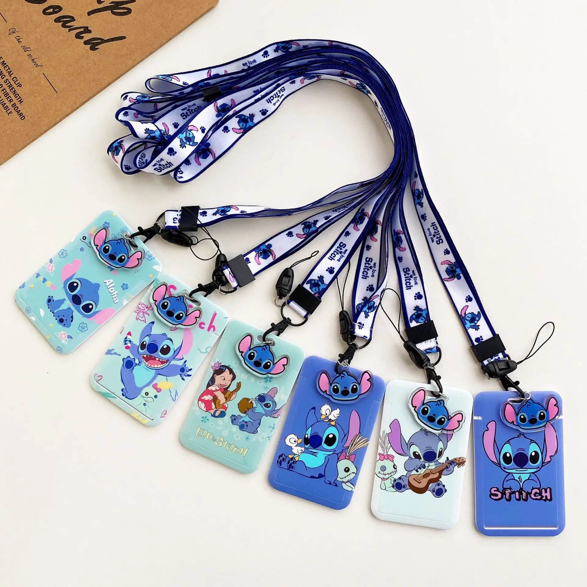 Stitch Id Card Working Card Badge Holder Student Id Card Holder With ...