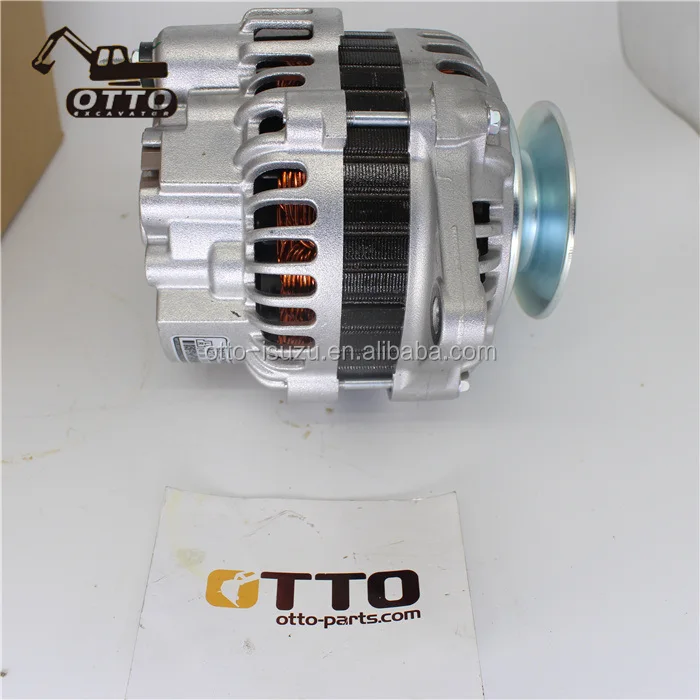 挖掘机配件 发电机总成 4JG1发动机交流发电机 24V 8-97182289-2 897182-2892 8971822892 ...