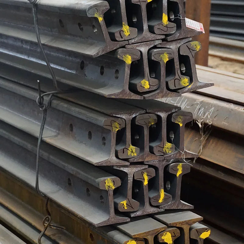 China Standard 50kg/m Heavy Train Track Rail P50 - Durable Steel Rail ...