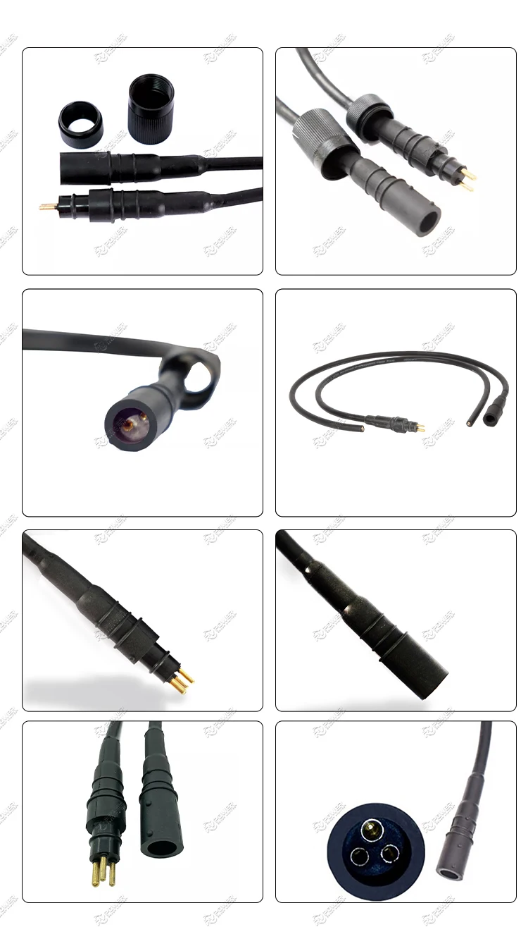 RMG-4-MP 4 Pin Male Rubber Molded Connector - 600V, 20,000 PSI ...