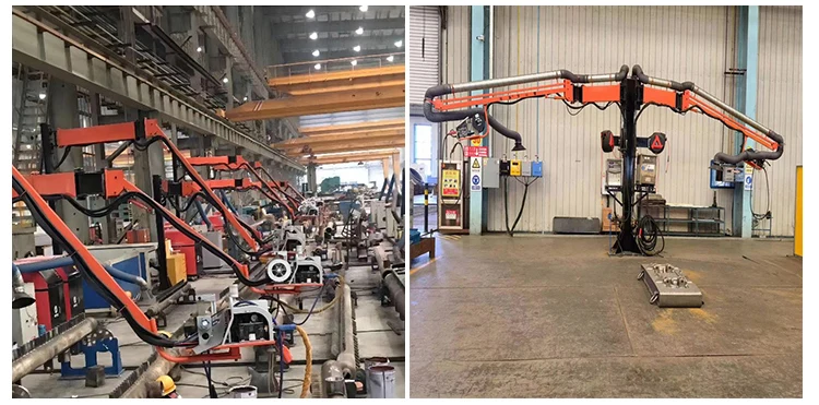 Welding Boom Arm With Welding Fume Extraction Function and Wide ...