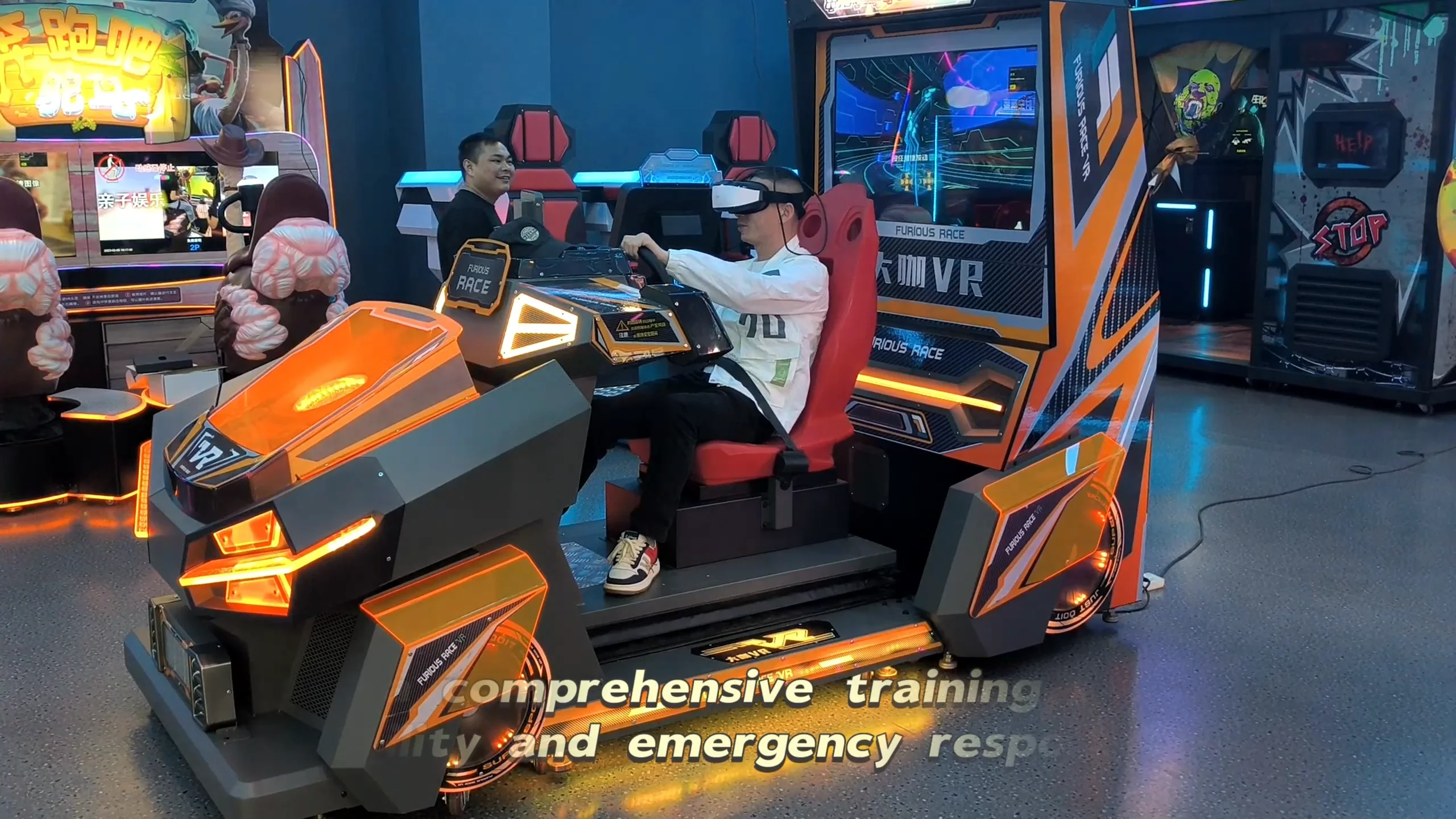 Indoor Gaming Racing Car Vr Simulator 42 Inch Screen Size Rides ...