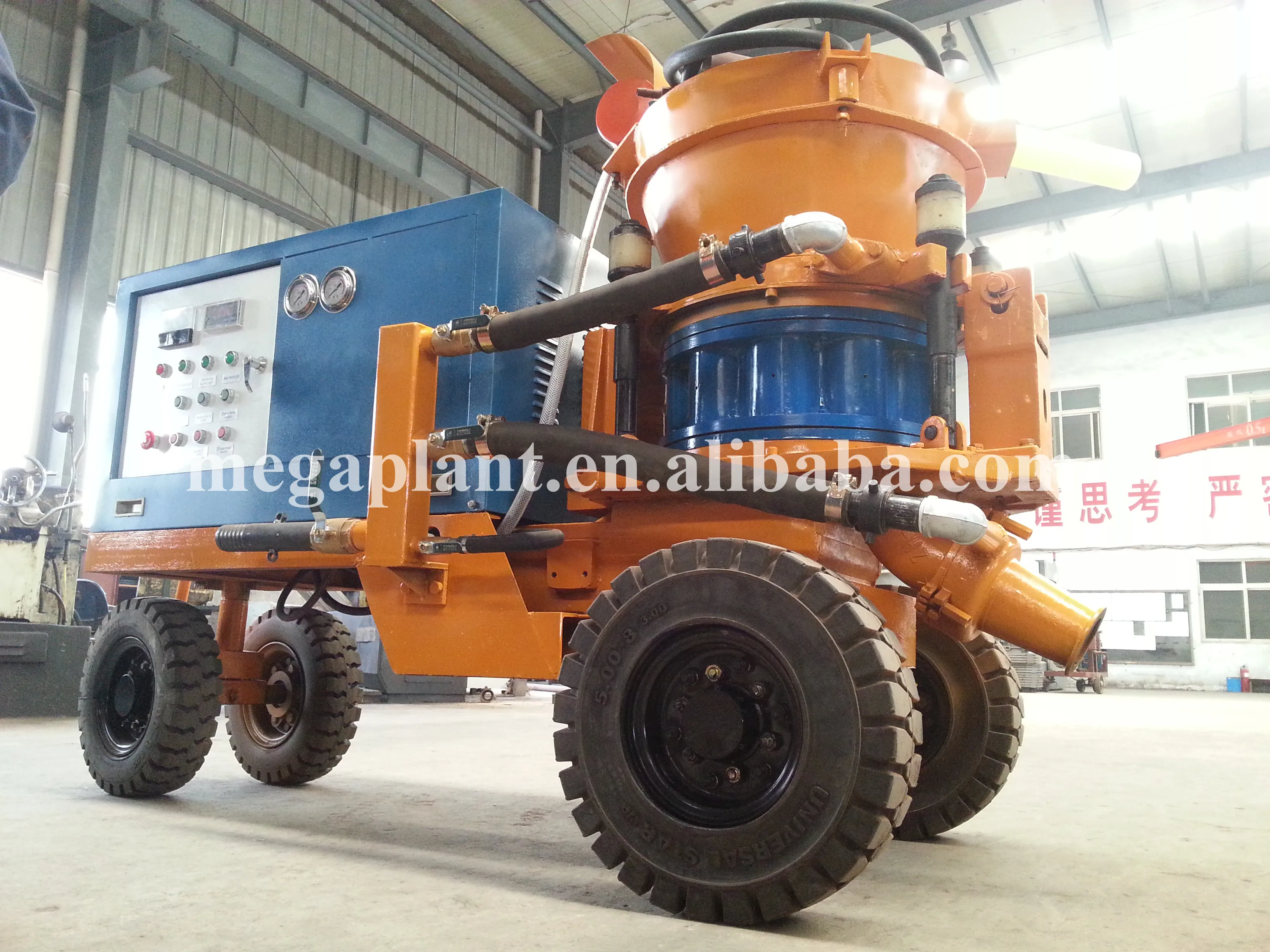 Gunite Refractory Small Mini Concrete Shotcrete Machine Tunnel ...