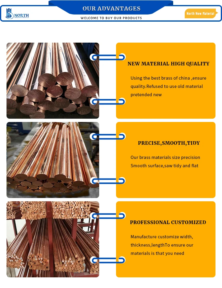 Factory Wholesale Price Brass Solid Bar H63 C2720 C27200 Cuzn37 Cw508l ...