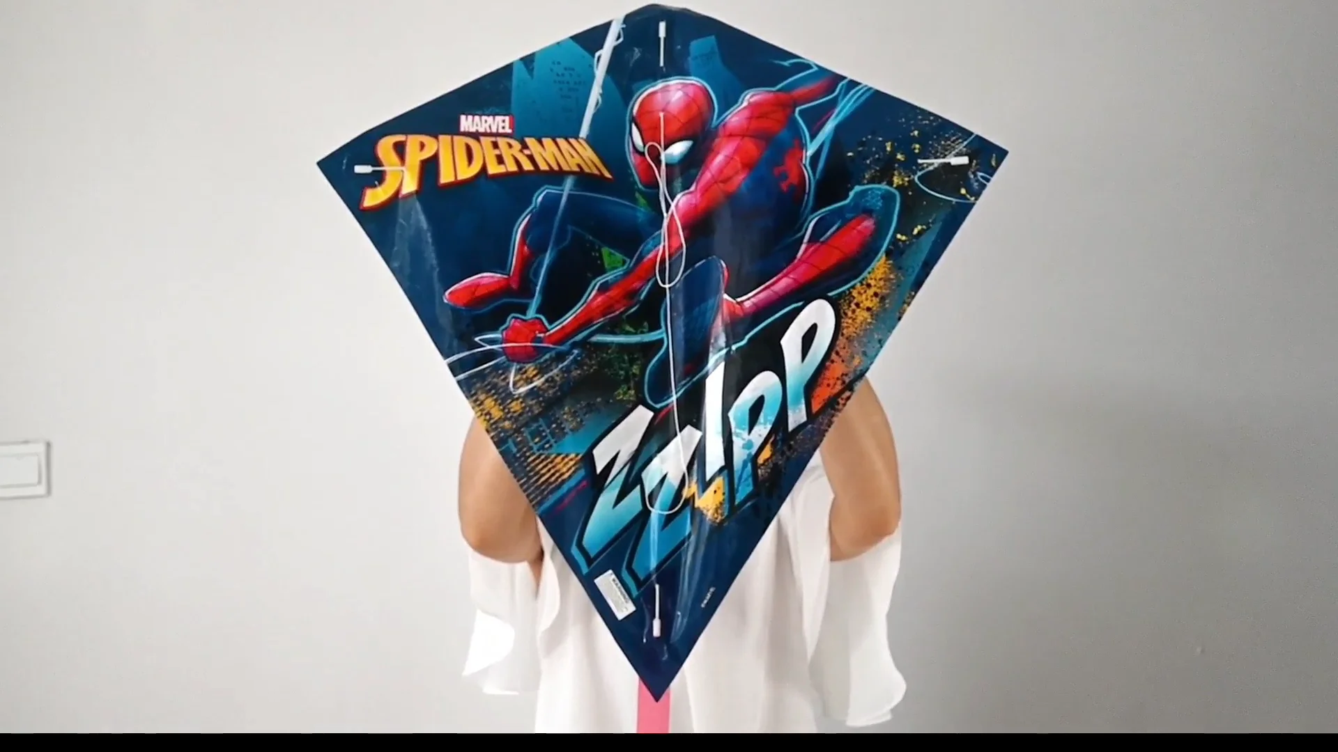 High Quality Kids Diamond Promotional Spiderman Pe Plastic Kites From ...