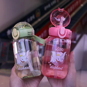 550ml Kids Water Sippy Cup Leakproof Water Bottles Outdoor Portable Drink Bottle Children's ...