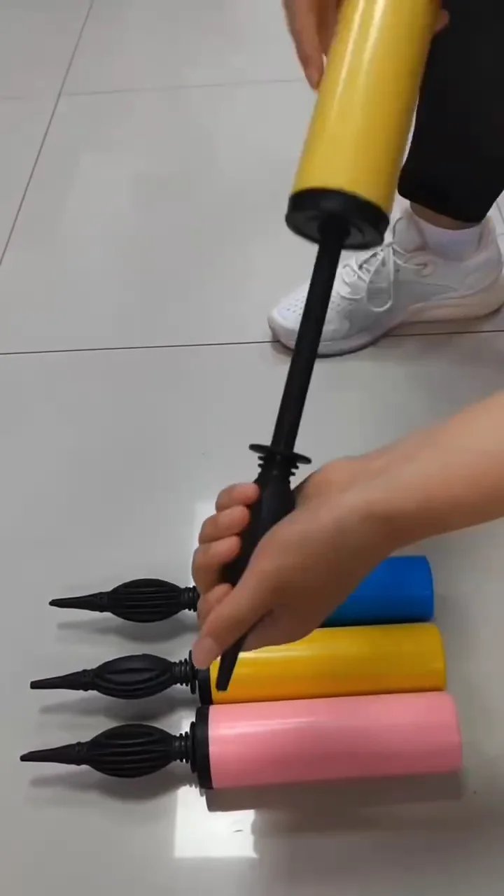 Profesional Green Purple Double Manual Balloon Pump Balon Inflator ...