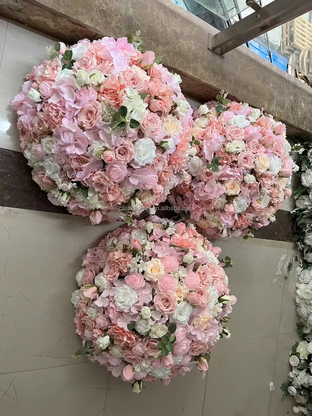 F-FR0256 High Quality Wedding Flower Ball Aritificial Flower Decoration ...