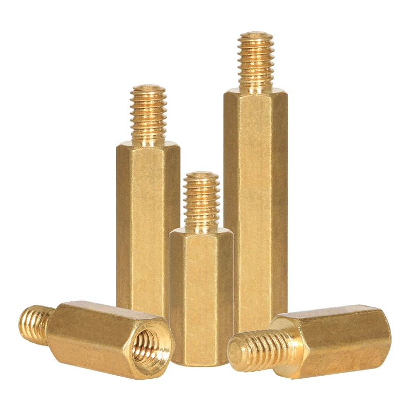 Hexagonal Copper Columns Single-ended Hexagonal Connecting Columns ...