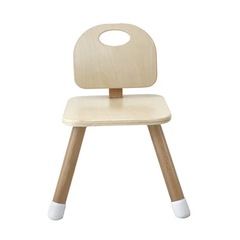Kindergarten Solid Wood Kids Study Chair Modern Design For Children ...
