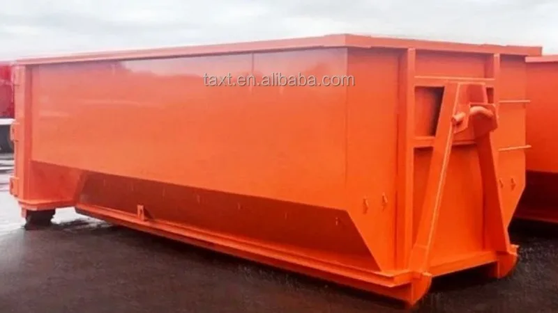 Recycling Dumpster Hook Lift Bin Outdoor Truck Scrap Recycle Hook Lift ...
