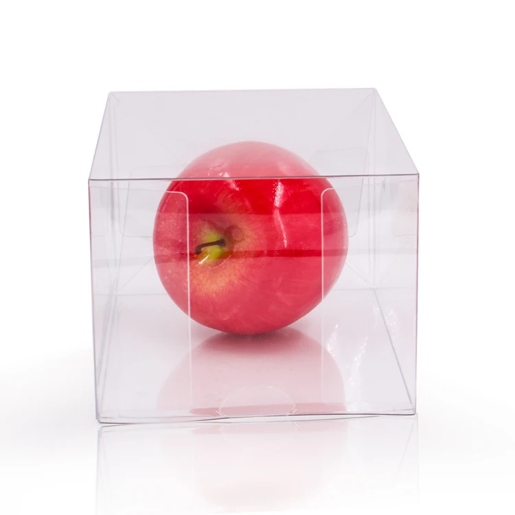 4inches Clear Plastic Box Toy Pop Box With Emboss Logo Clear 0.5mm Pop ...