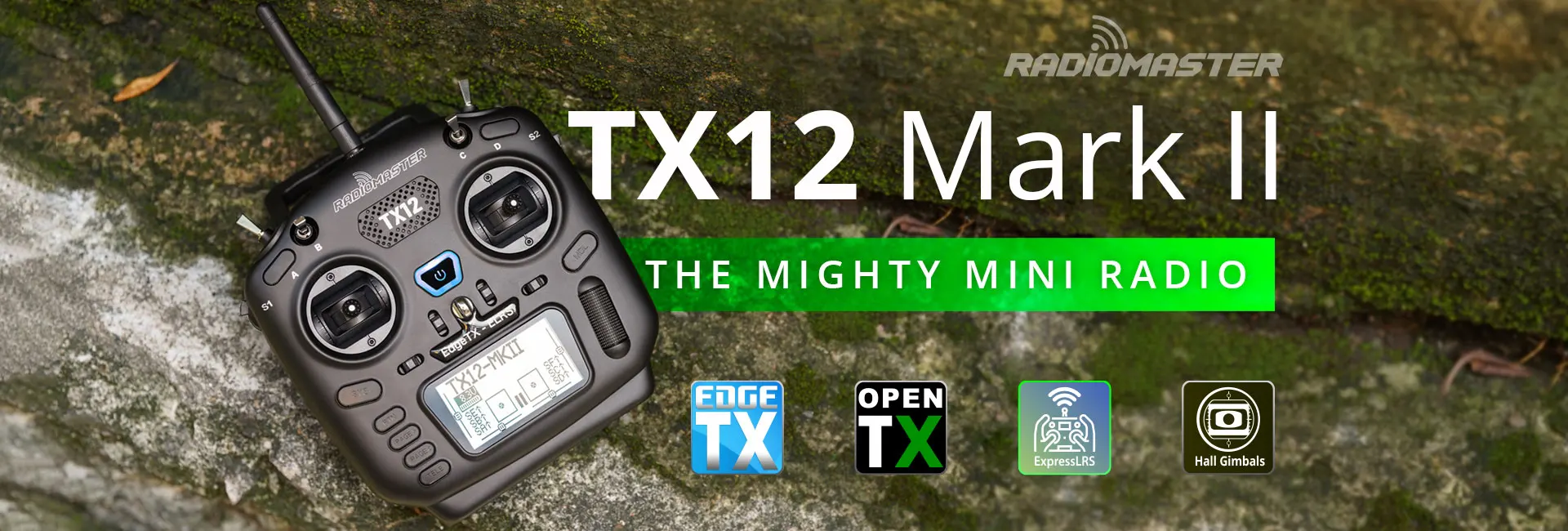 Radiomaster Tx12 Mkii Mk2 Remote Control Expresslrs Edgetx Cc2500 Elrs ...