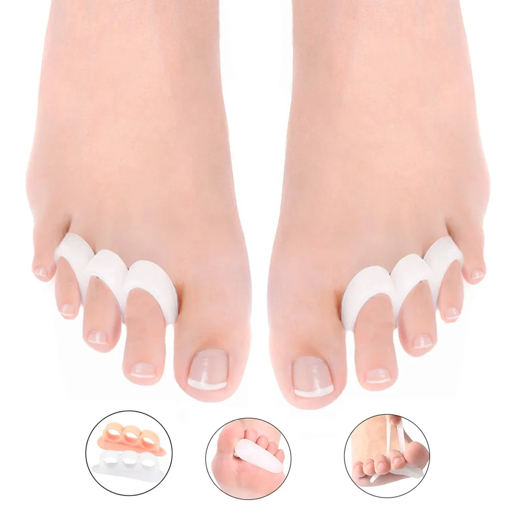 3 Loops Gel Hammer Toe Cushion, Hammer Toe Mallet Shape Toes Protector ...
