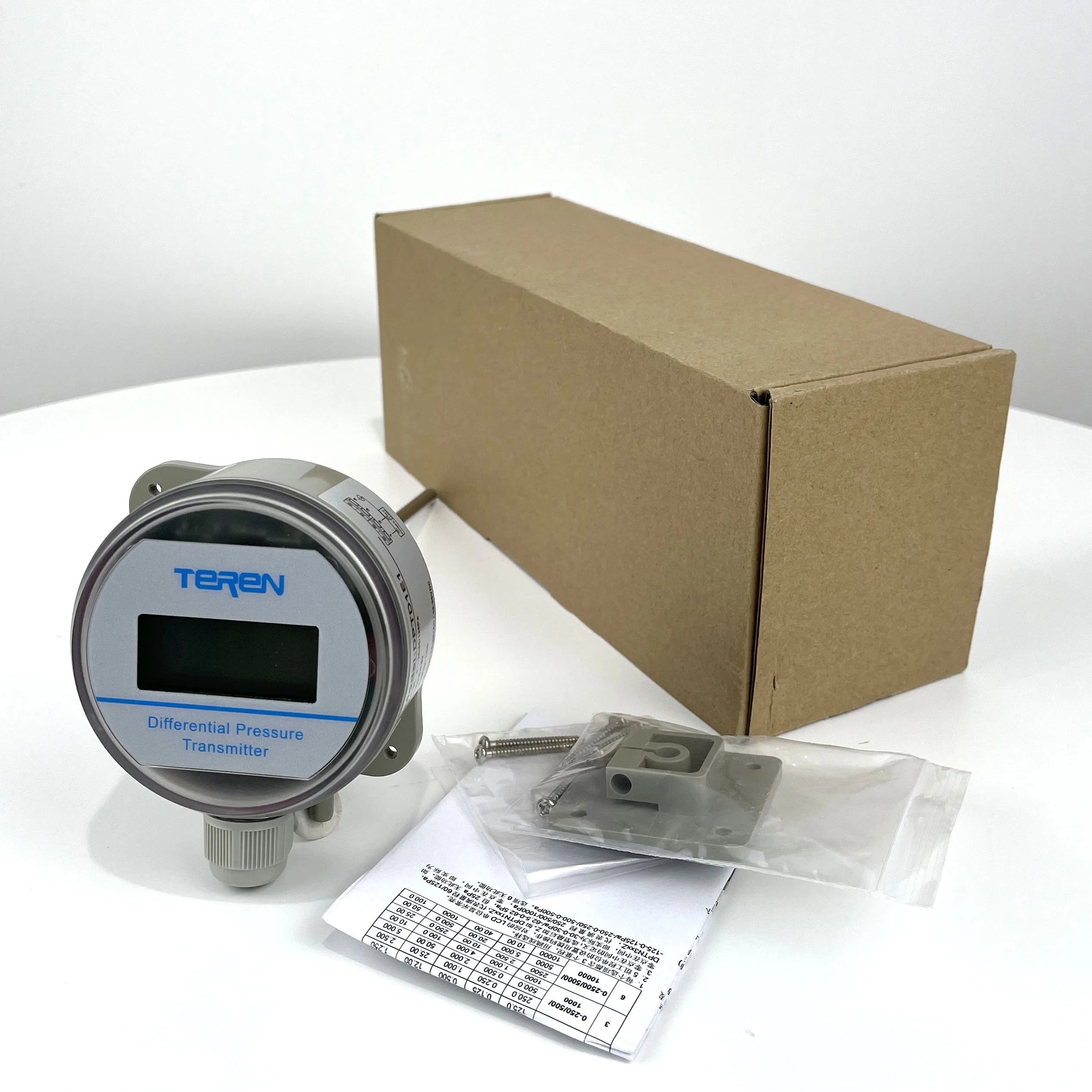 Dptd Duct Mount Differential Pressure Transmitter 0-500pa 4-20ma Output ...