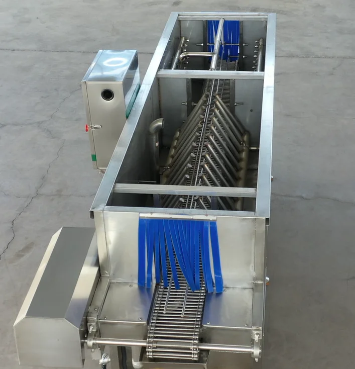 Industrial Continuous Glass Bottle Cans Jar Washing Machine