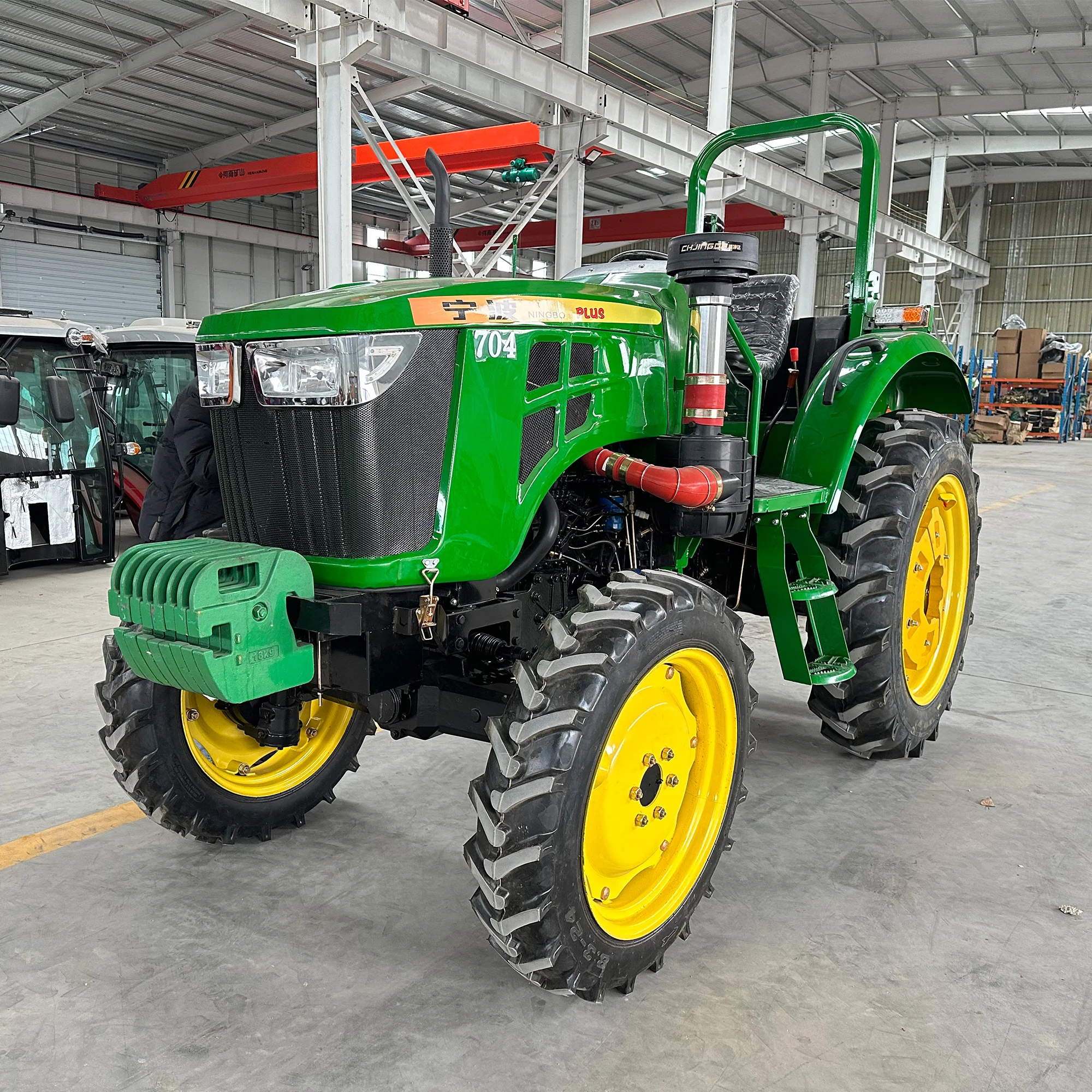 4x4 70hp Big Chassis Tractor Agricola Traktor for Agriculture Big ...