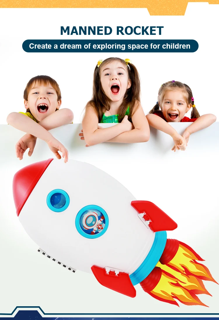 Latest Design Popular Model Rocket Toy New Interaction Kid Space Rocket ...