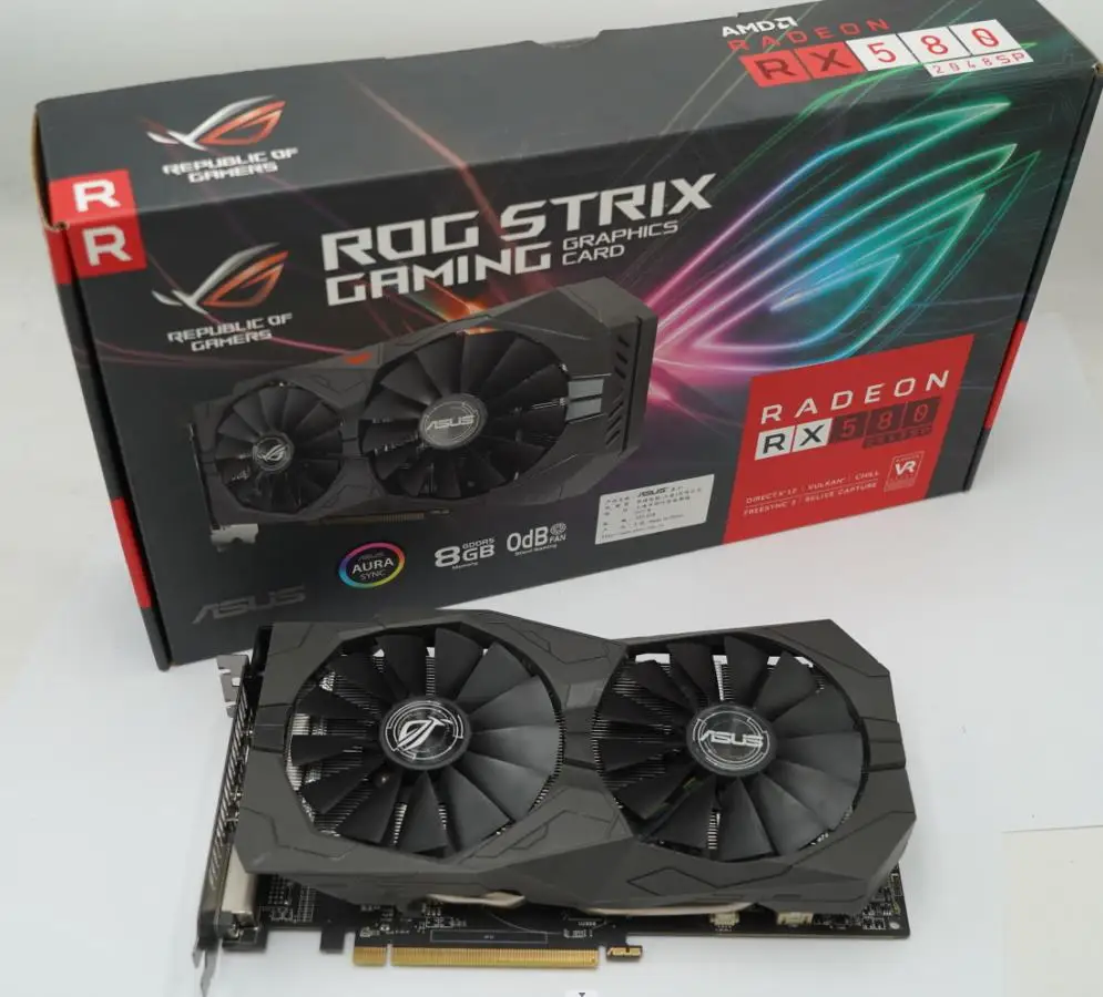 Strix A Sus Rx 580 8g Graphic Cards 2048sp Evo Computer Original A Sus ...