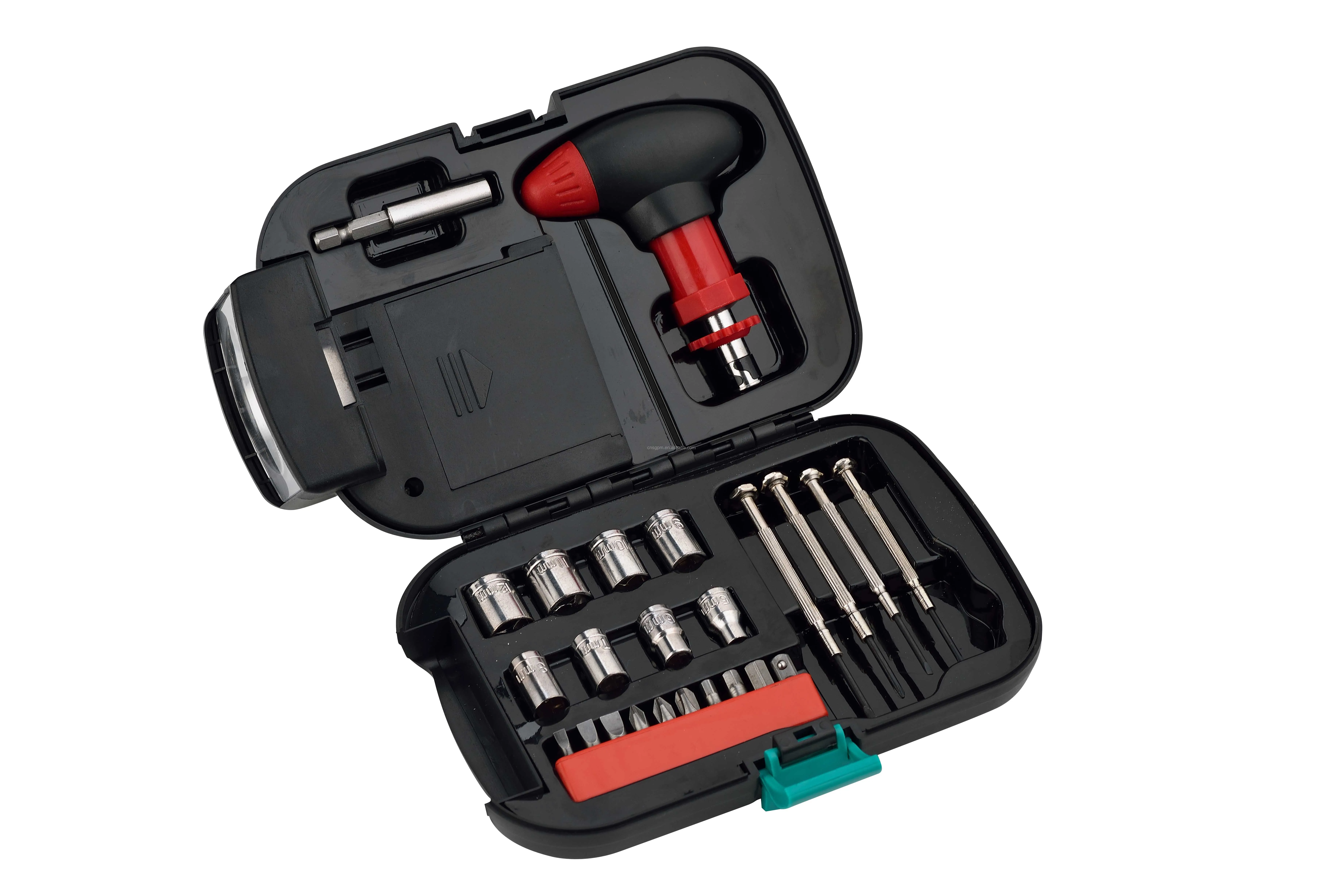 24pcs High Quality Flashlight Hand Tool Set with RX Brand