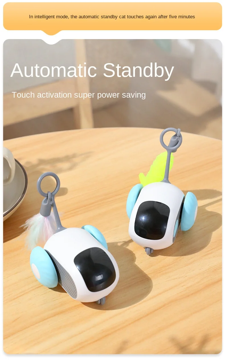 Pet Smart Car Toy Remote Control Electronic Interact Cat Toy