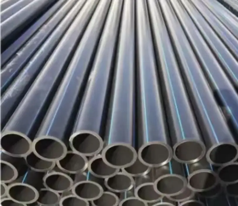 Black Bendable Water Supply 16mm Pe Pipe Fittings Flexible Pe Conduct ...