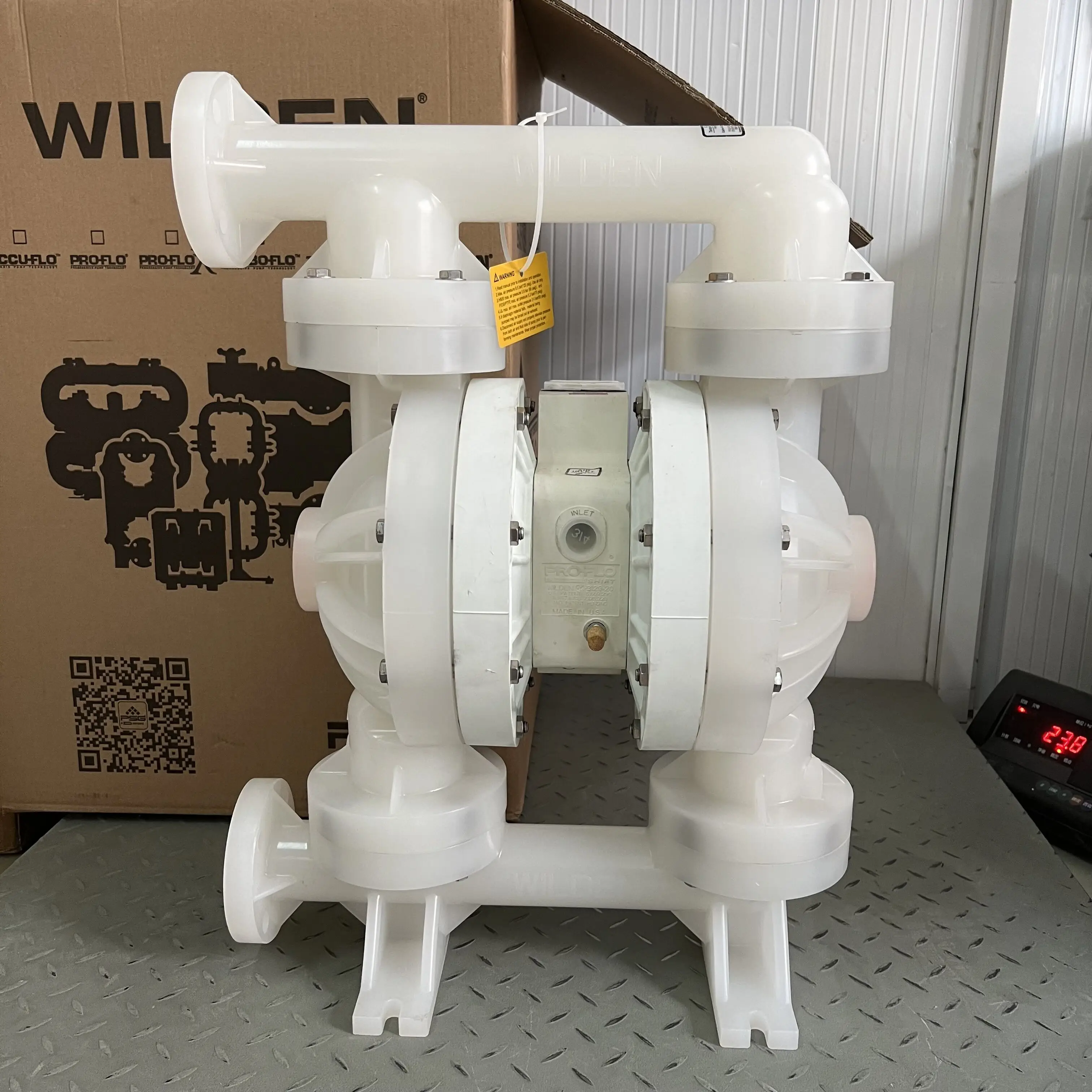 PP Wilden Air-Operated Double Pneumatic Diaphragm Pump PS400
