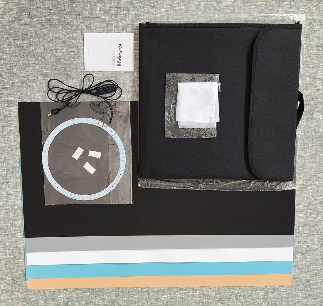 40cm Mini Photo Softboxes - LED Studio Boxes for Table Shooting