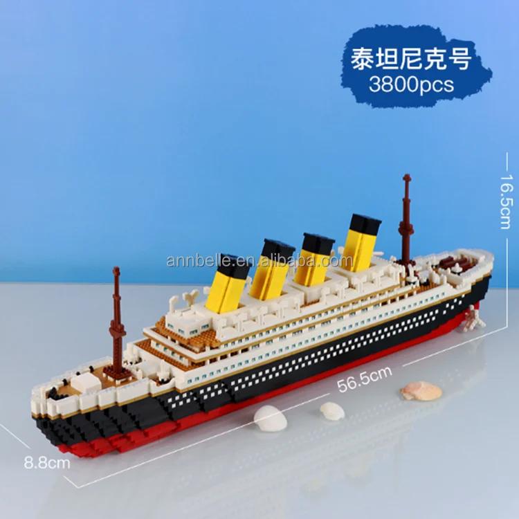 Micro Brick Titanic Block Set - 3800+ Pieces for Ages 5-13