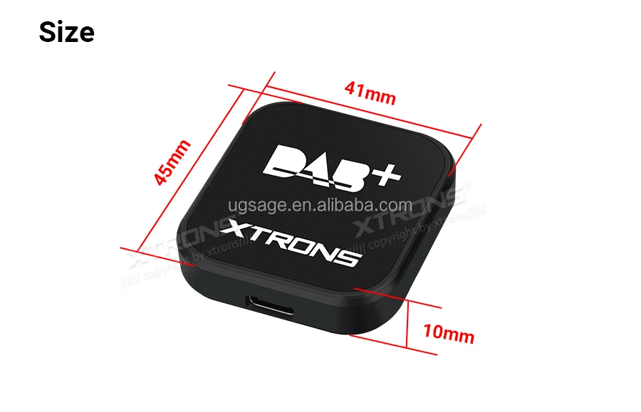 Xtrons Dab Digital Radio Tuner Usb Dongle For Android Car Stereo Head ...
