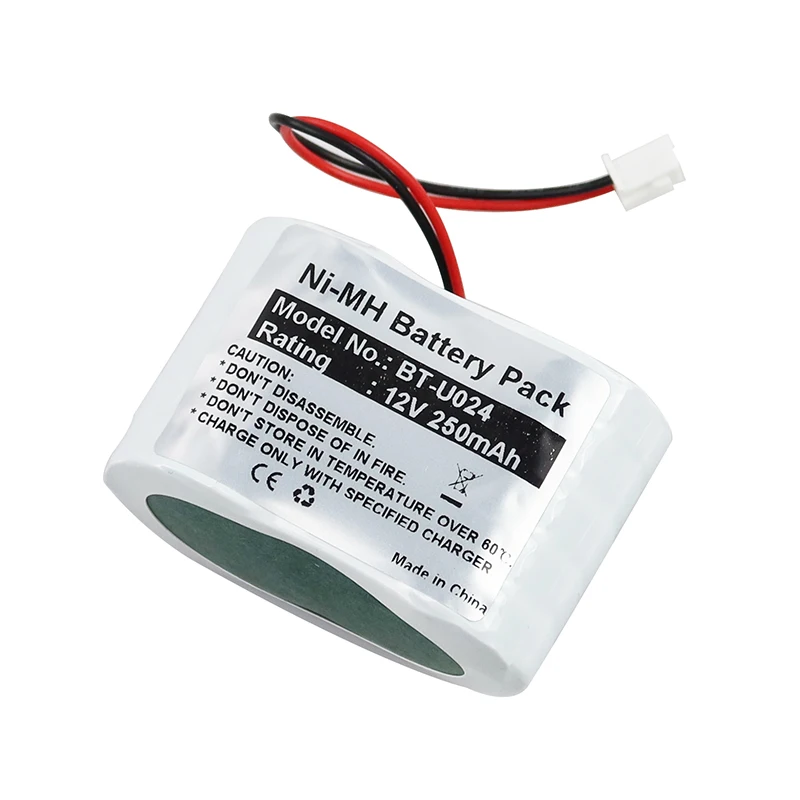 Customized OEM NI-MH 12V 250mah Battery for Medical Use