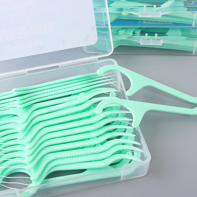 Wholesale Disposable Toothpick Thread Biodegradable Silk Pick Dental ...