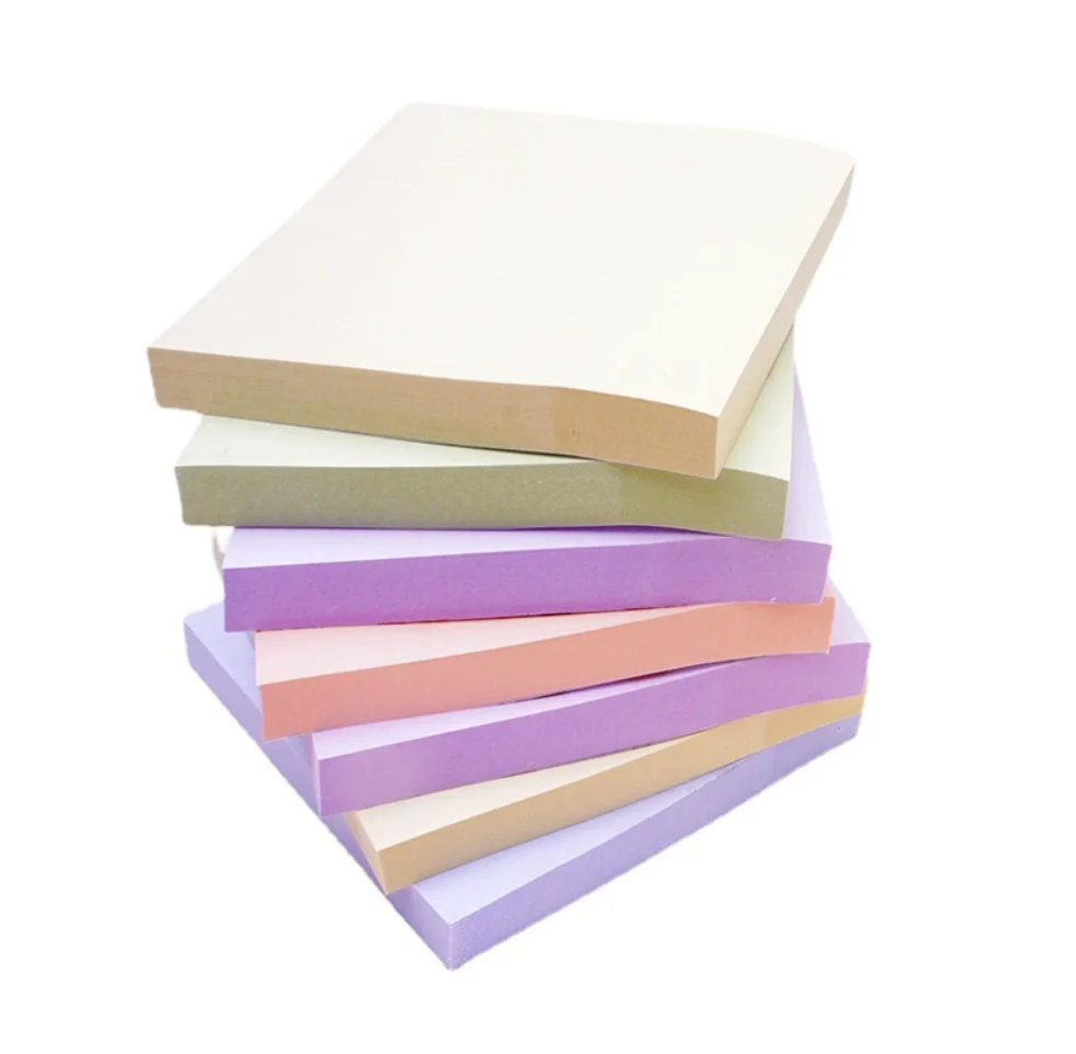 Custom Print Logo Eco Stick Iit Notes 100sheets Morandy Color School ...