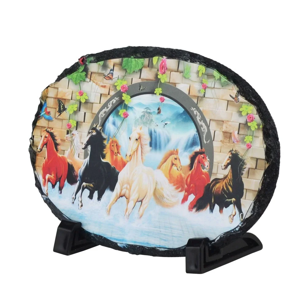 Mida Customizable Sublimation Coated Stone Rock Picture Frame Photo ...