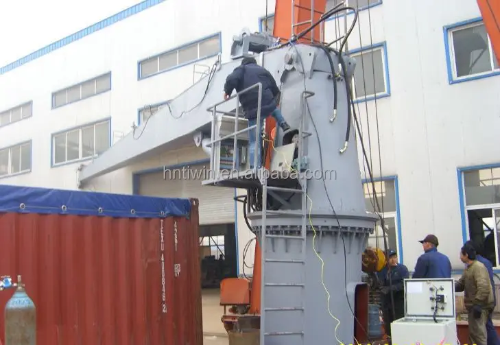 High Quality Telescopic Boom Barge Crane Cargo Loading and Unloading ...