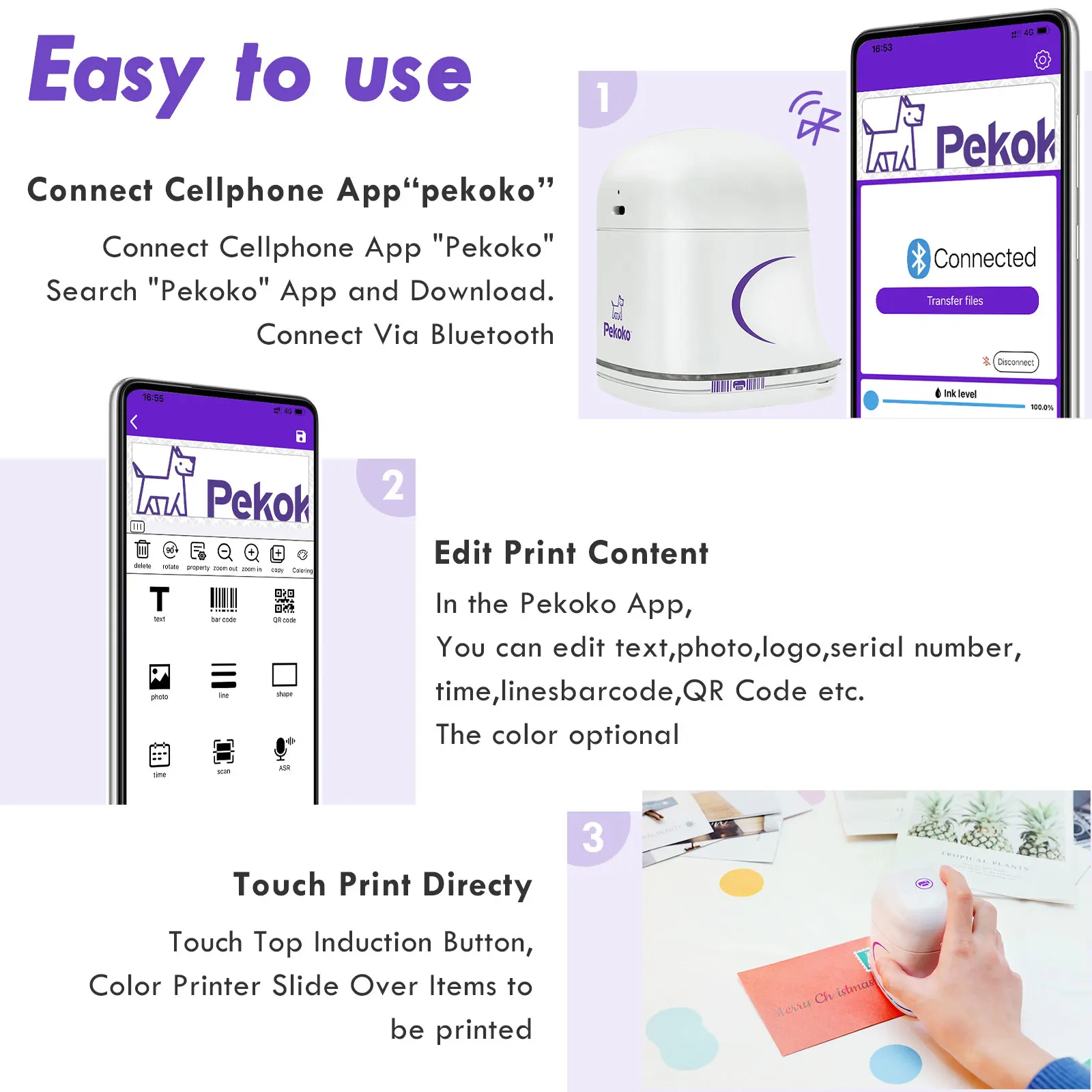 Brother Mini Inkjet Printer Portable Mini Inkjet Printer Mini Handy ...