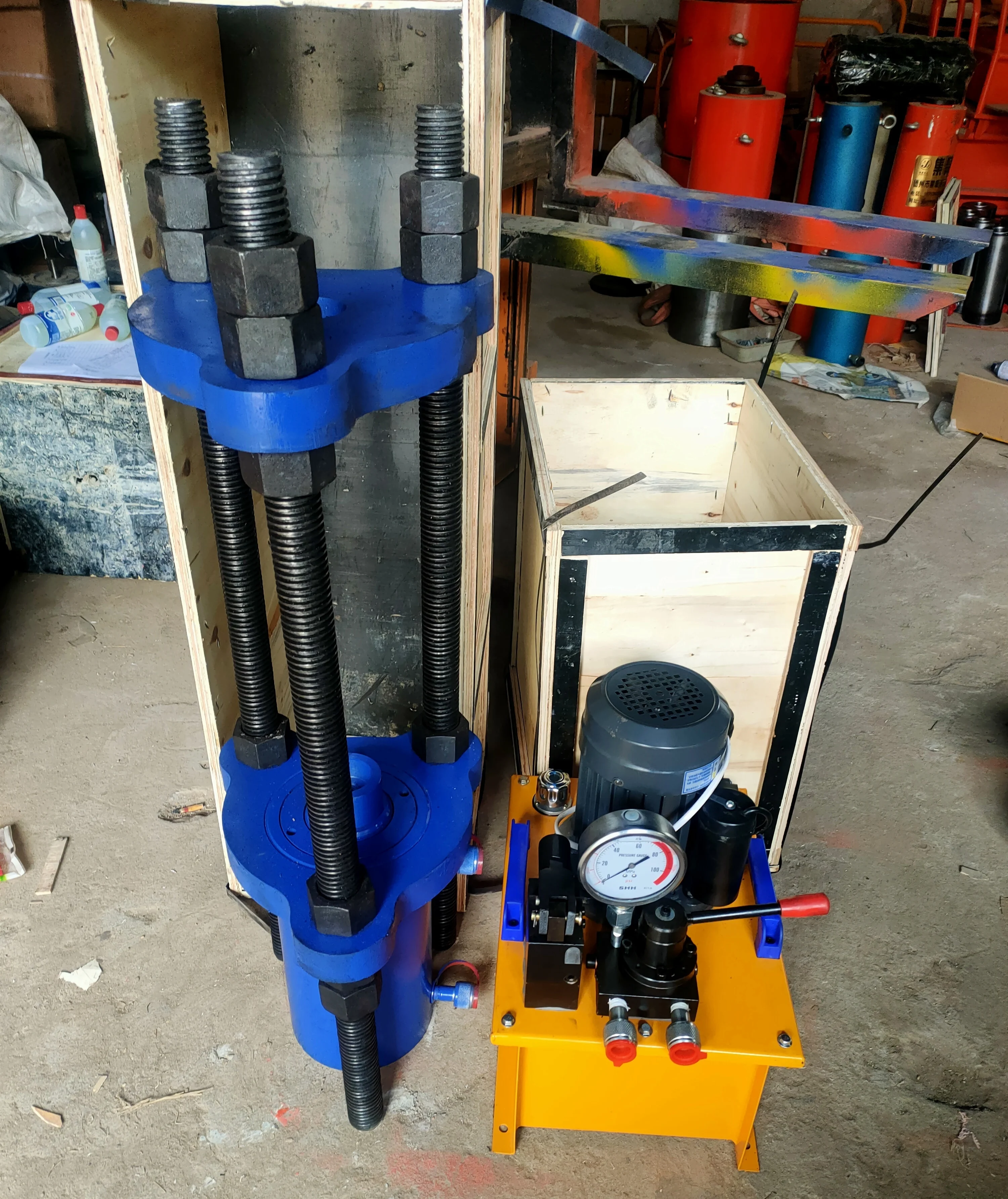 YLF Hydraulic Track Pin Press & Bushing Press 2-in-1 Machine for ...